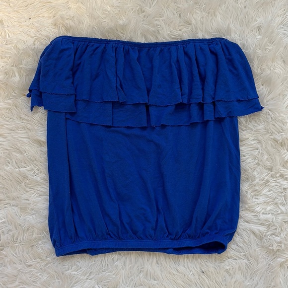 Love Tree | Tops | Royal Blue Tube Top With Open Back | Poshmark